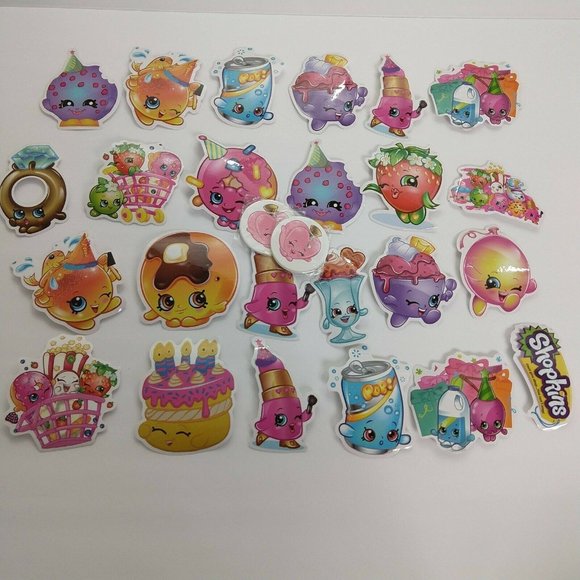 Shopkins | Toys | Shopkins 23 Stickers 24 Tattoos Birthday Party Pack ...